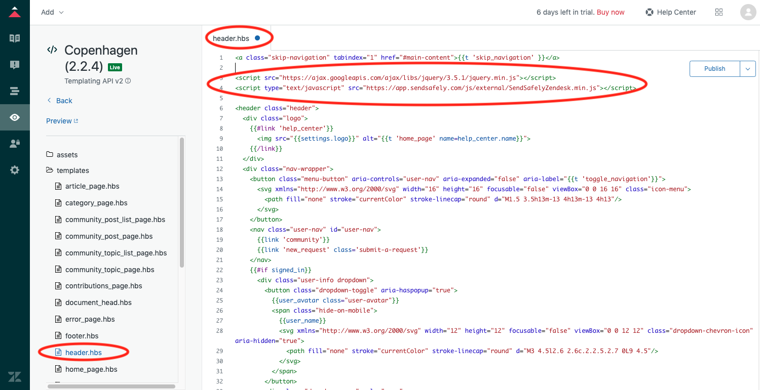 Installing the Portal Widget for Zendesk – Online Help Center